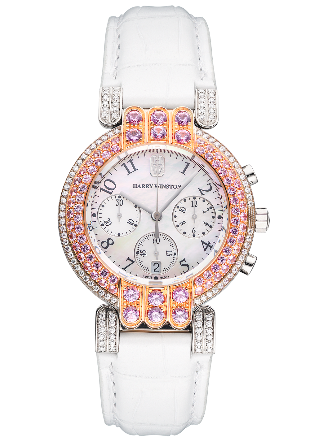 Часы Harry Winston LADY CHRONOGRAPH DIAMOND 200/MCQB37.WG (37875 ...