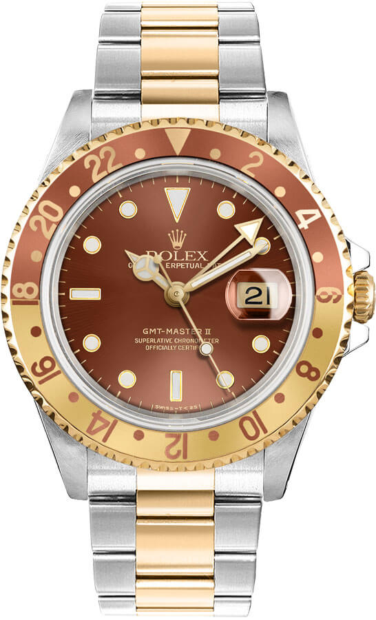 Часы Rolex GMT-Master II 16713 (37712) купить оригинал в Москве | В ...