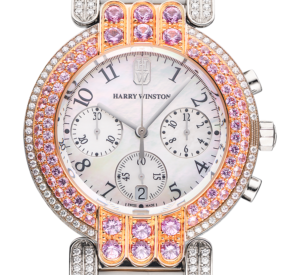 Часы Harry Winston LADY CHRONOGRAPH DIAMOND 200/MCQB37.WG (37875 ...
