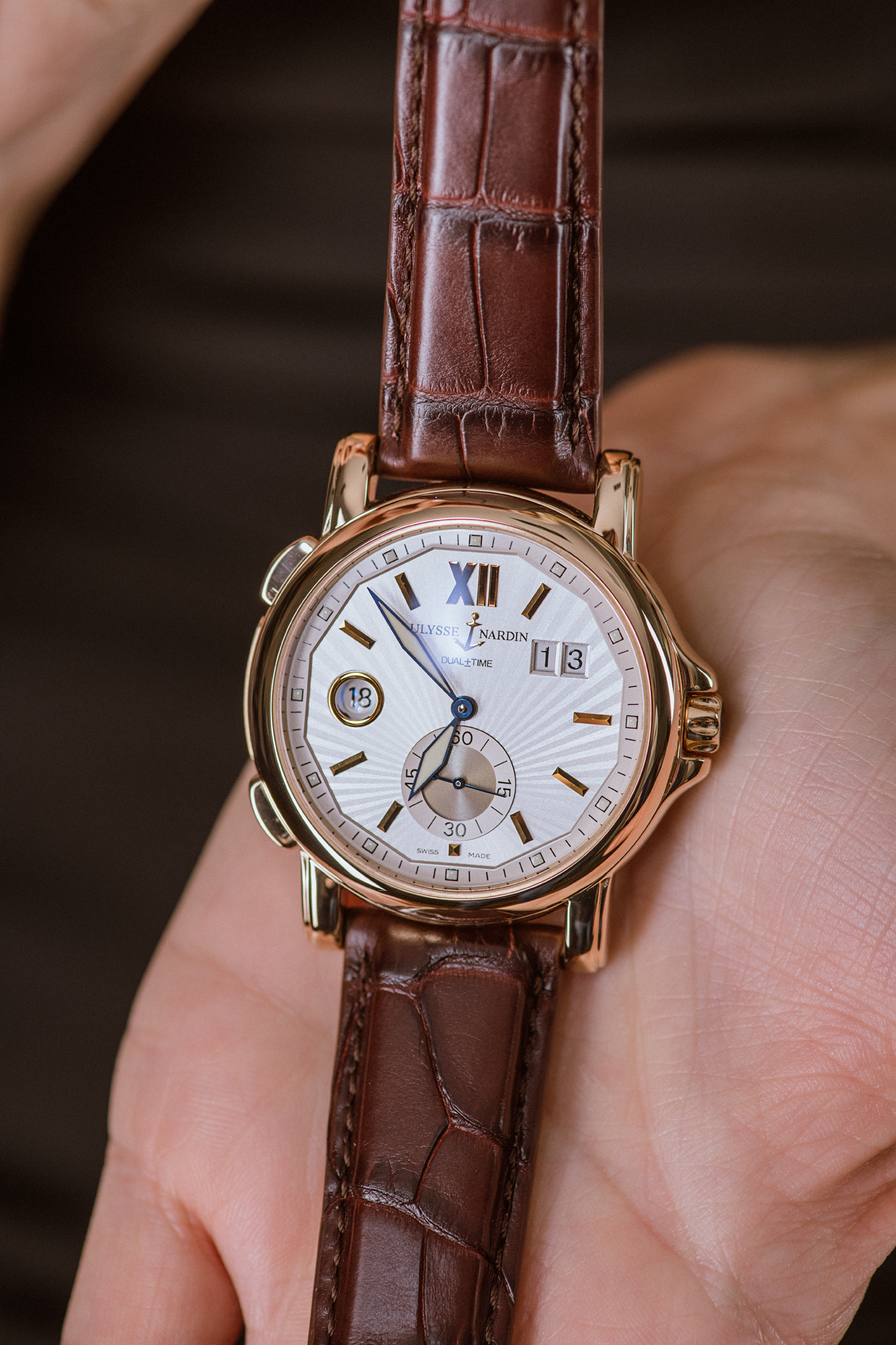 Часы Ulysse Nardin Classical Dual Time 246-55 (38488) купить оригинал в ...